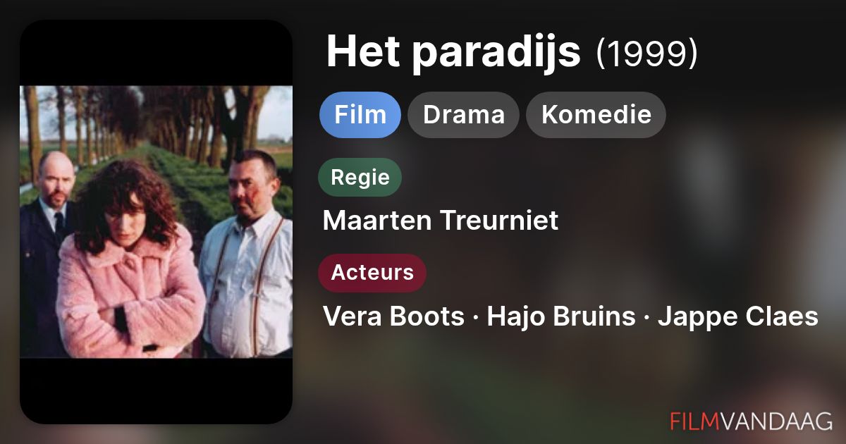 Het paradijs (film, 1999) - FilmVandaag.nl
