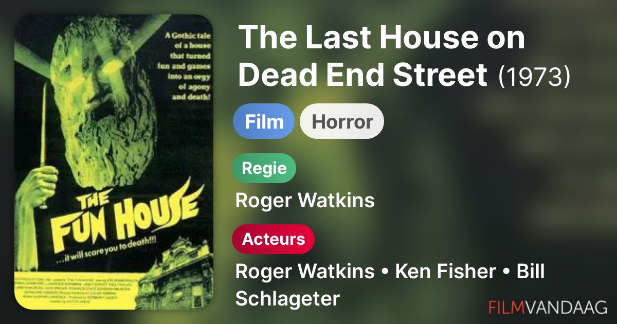 The Last House on Dead End Street (film, 1977) - FilmVandaag.nl