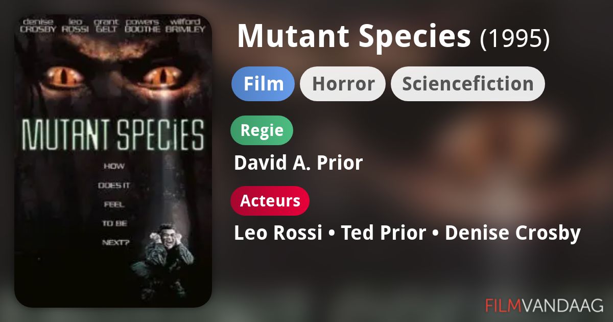 Mutant Species (film, 1995) - FilmVandaag.nl