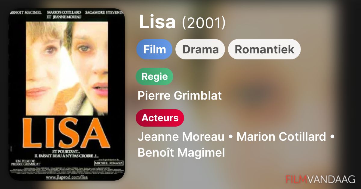 Lisa (film, 2001) - FilmVandaag.nl