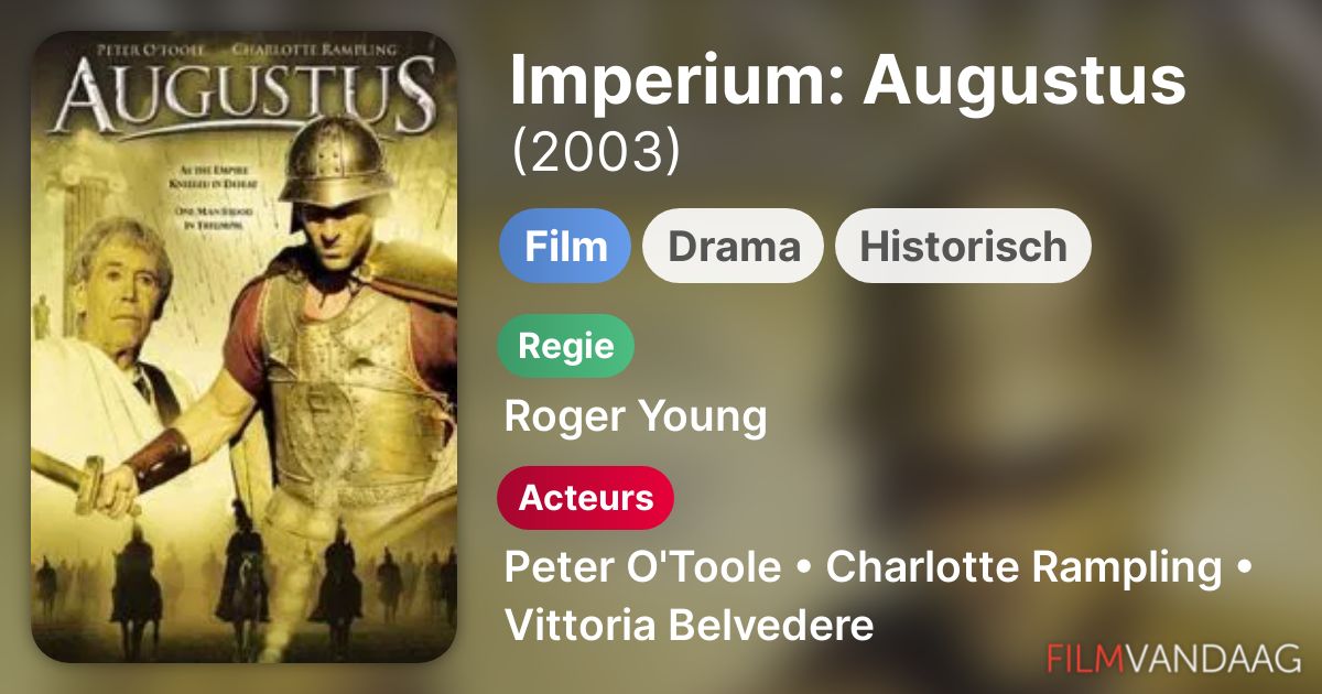 Imperium: Augustus (film, 2003) - FilmVandaag.nl