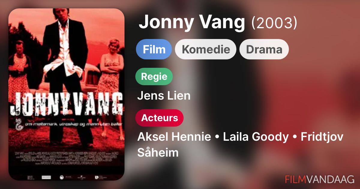 Jonny Vang (film, 2003) - FilmVandaag.nl