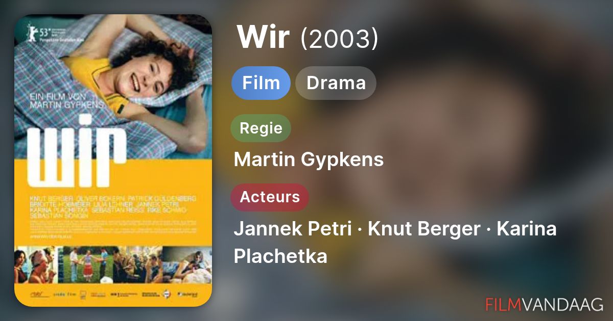 Wir (film, 2003) - FilmVandaag.nl