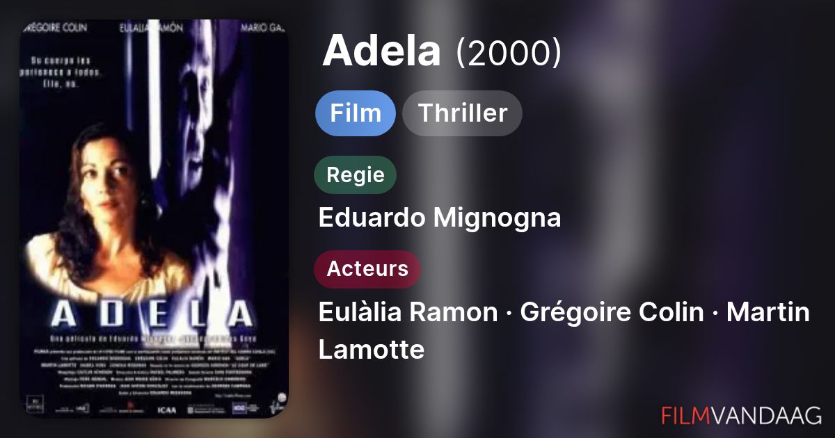 Adela (film, 2000) - FilmVandaag.nl