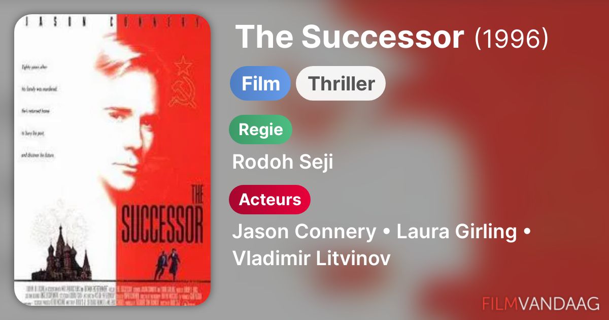 The Successor (film, 1996) - FilmVandaag.nl