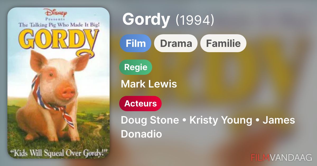 Gordy (film, 1994) - FilmVandaag.nl