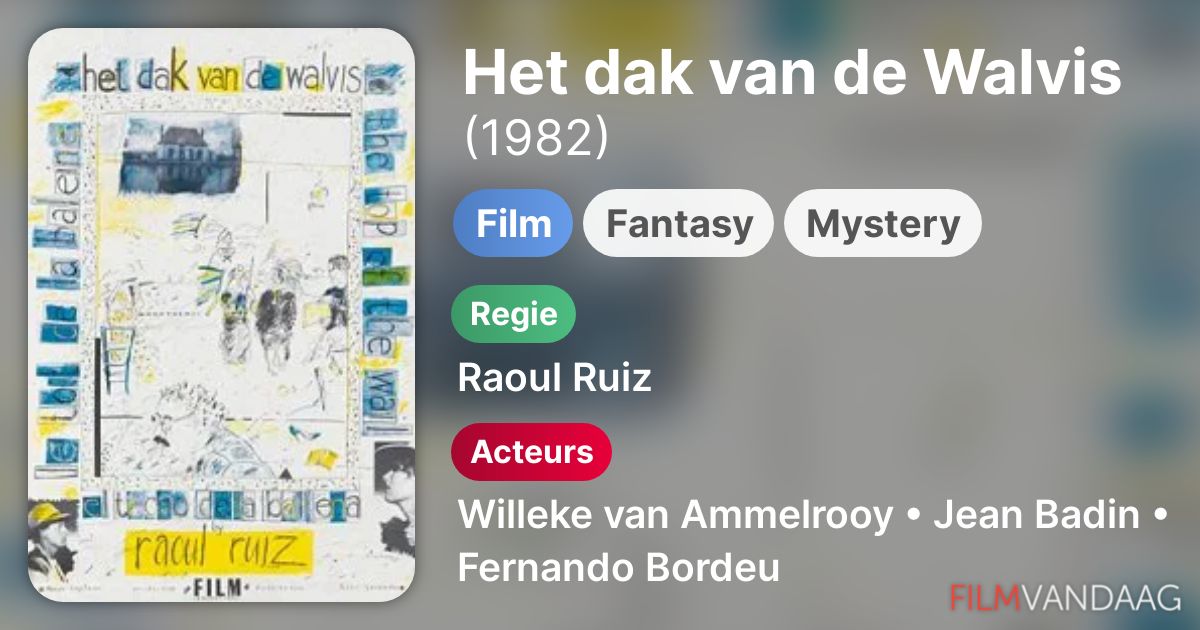 Het dak van de Walvis (film, 1982) - FilmVandaag.nl