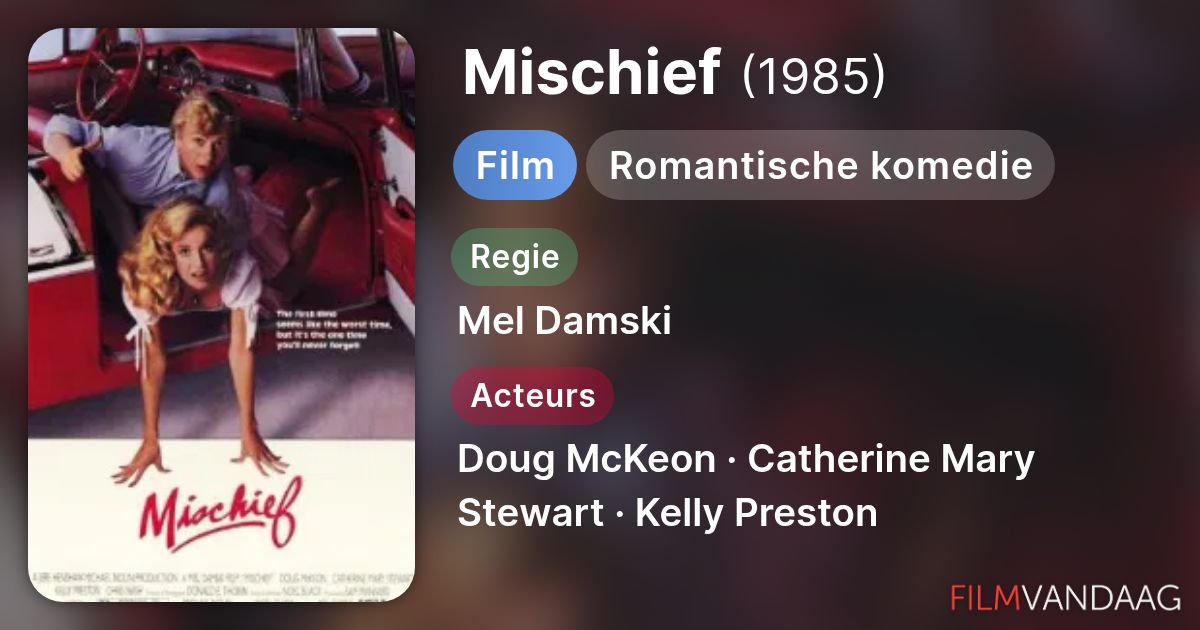Mischief (film, 1985) - FilmVandaag.nl