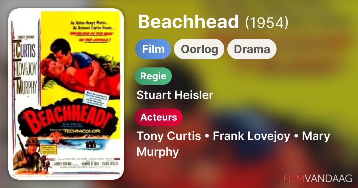 Beachhead (film, 1954) kopen op dvd of blu-ray - FilmVandaag.nl