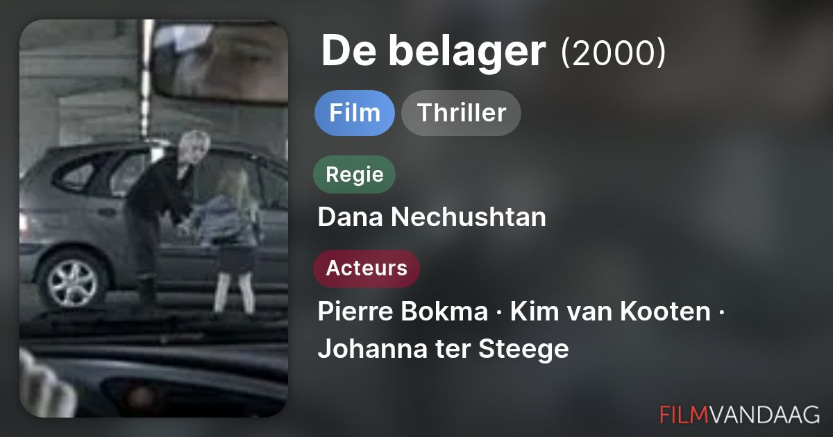 De belager (film, 2000) - FilmVandaag.nl
