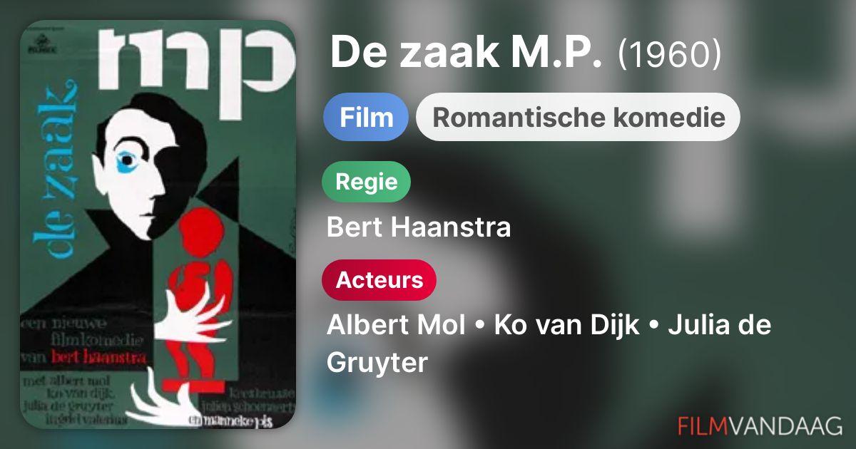 De zaak M.P. (film, 1960) - FilmVandaag.nl