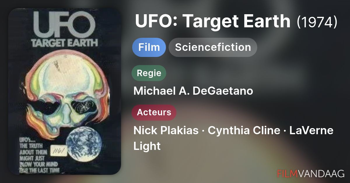 UFO: Target Earth (film, 1974) - FilmVandaag.nl