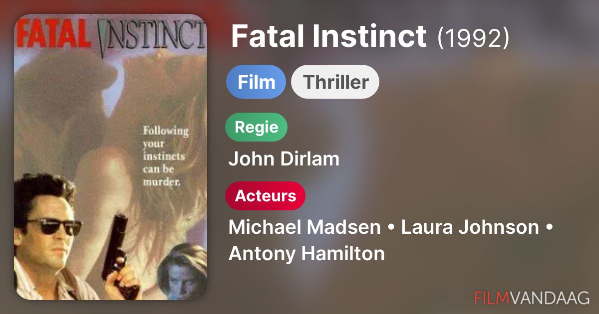 Fatal Instinct (film, 1991) kopen op dvd of blu-ray - FilmVandaag.nl