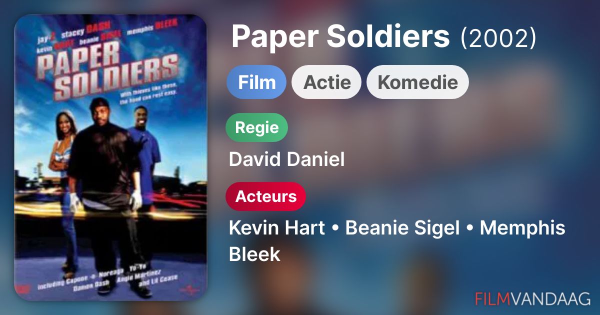 Paper Soldiers (film, 2002) - FilmVandaag.nl