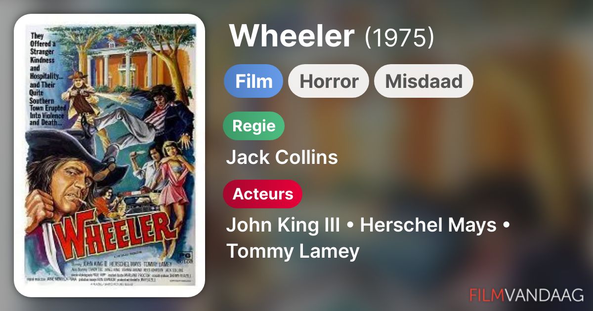 Wheeler (film, 1975) - FilmVandaag.nl