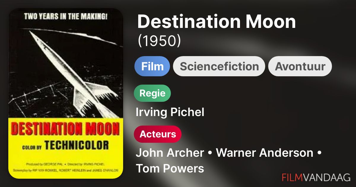 Destination Moon (film, 1950) - FilmVandaag.nl