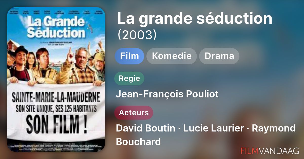 La grande séduction (film, 2003) - FilmVandaag.nl
