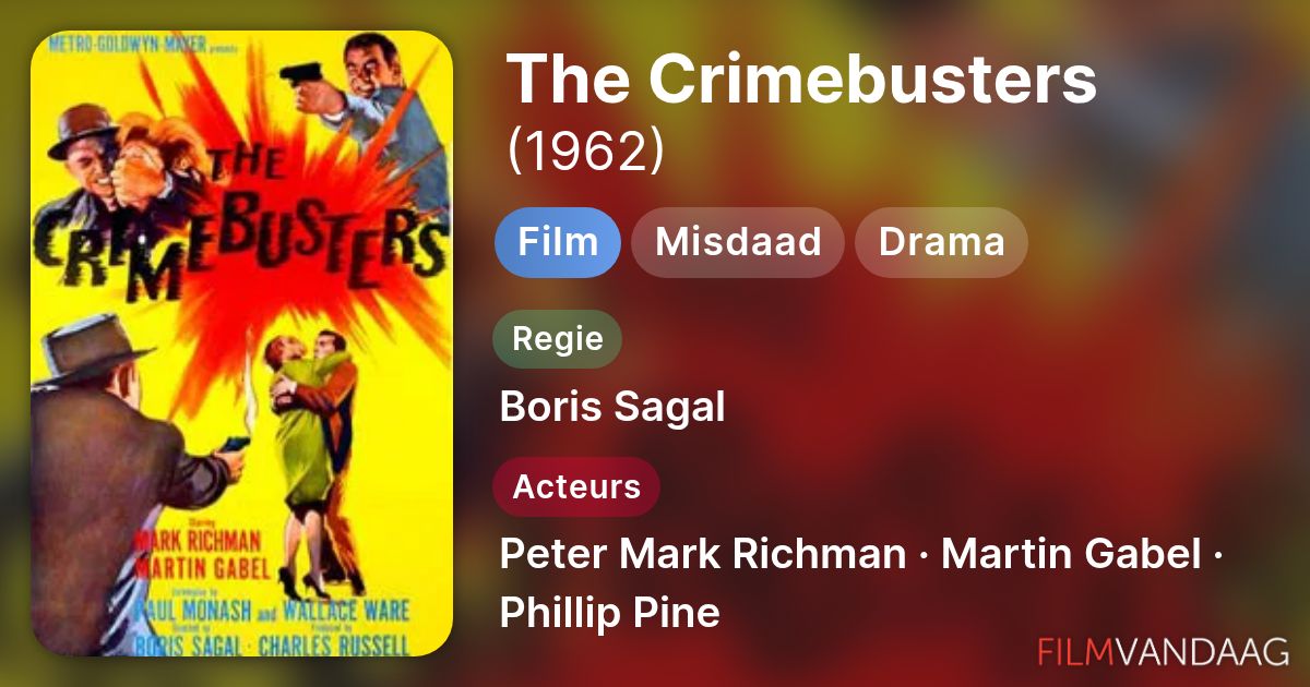 The Crimebusters (film, 1962) - FilmVandaag.nl