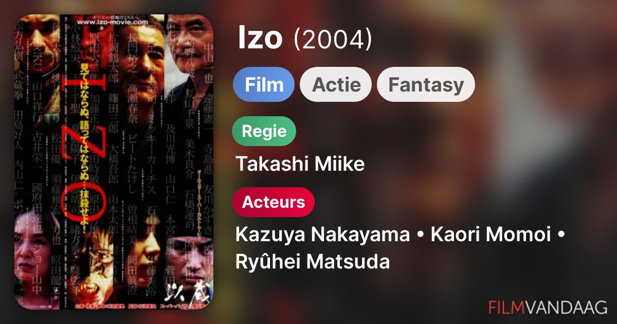 Izo (film, 2004) - FilmVandaag.nl