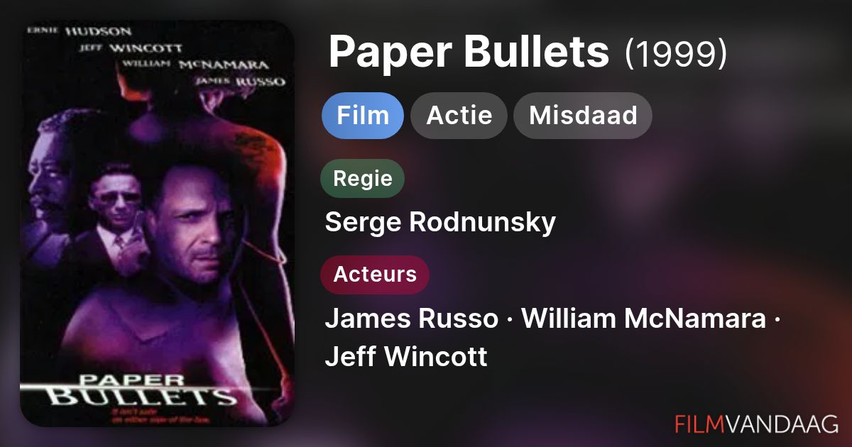 Paper Bullets (film, 1999) - FilmVandaag.nl