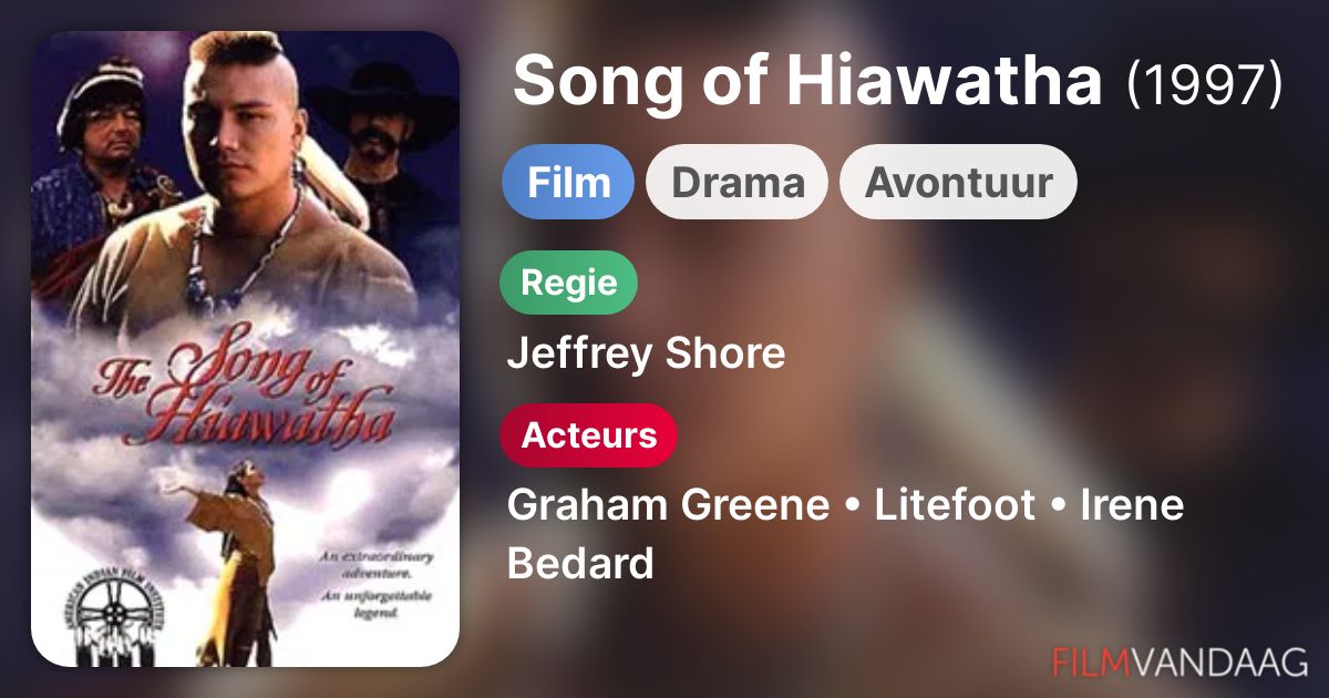 Song of Hiawatha (film, 1997) - FilmVandaag.nl