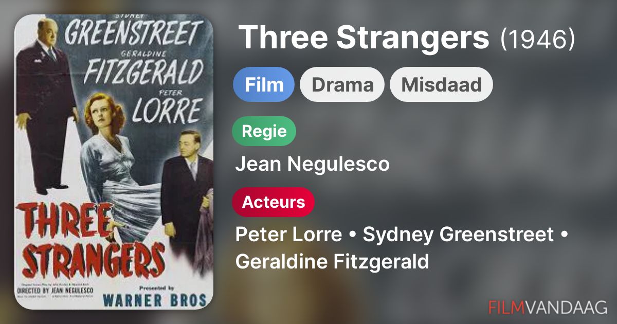 Three Strangers (film, 1946) - FilmVandaag.nl