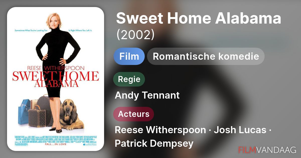 Sweet Home Alabama (film, 2002) - FilmVandaag.nl
