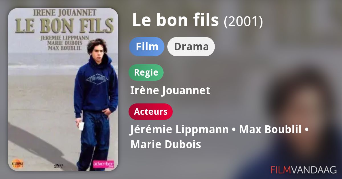 Le bon fils (film, 2001) - FilmVandaag.nl