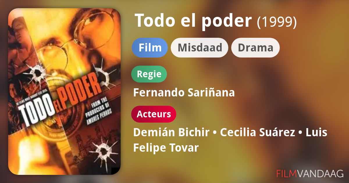 Todo el poder (film, 1999) - FilmVandaag.nl