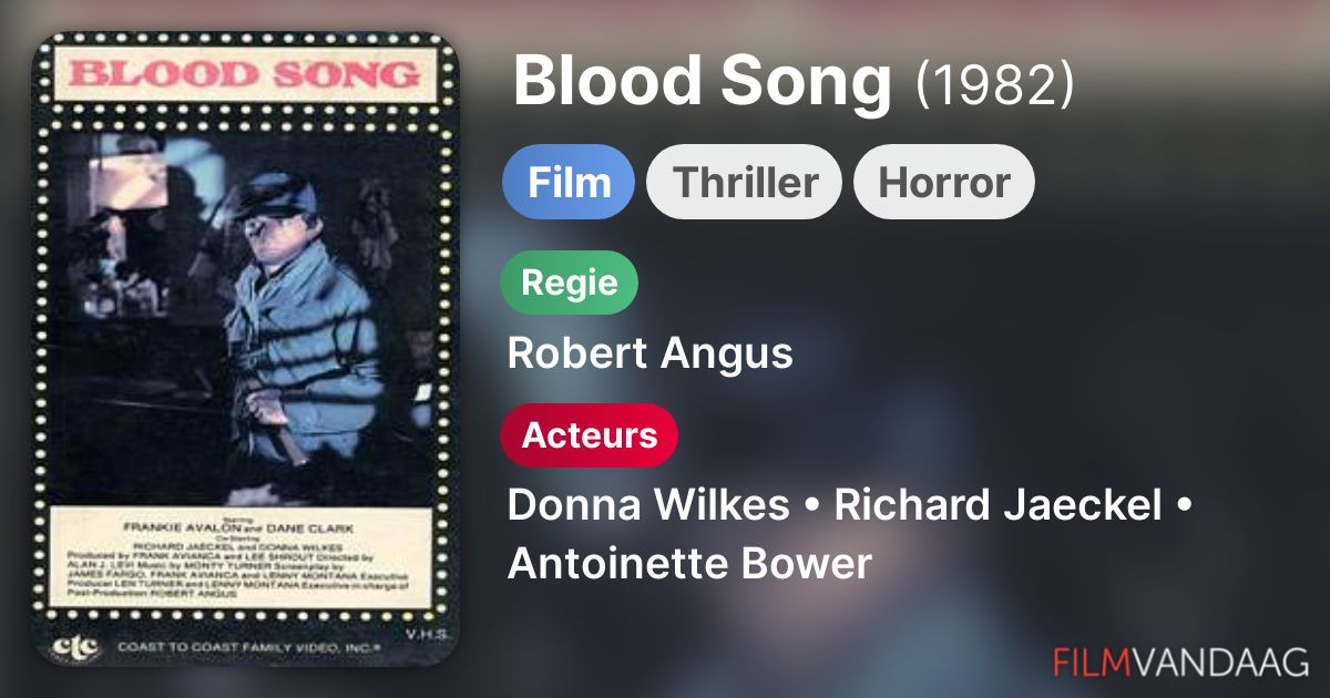 Blood Song (film, 1982) - FilmVandaag.nl