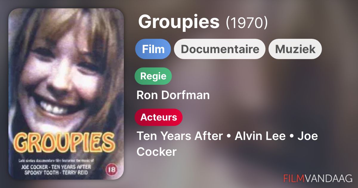 Groupies (film, 1970) - FilmVandaag.nl