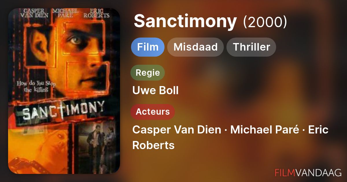 Sanctimony (film, 2000) - FilmVandaag.nl