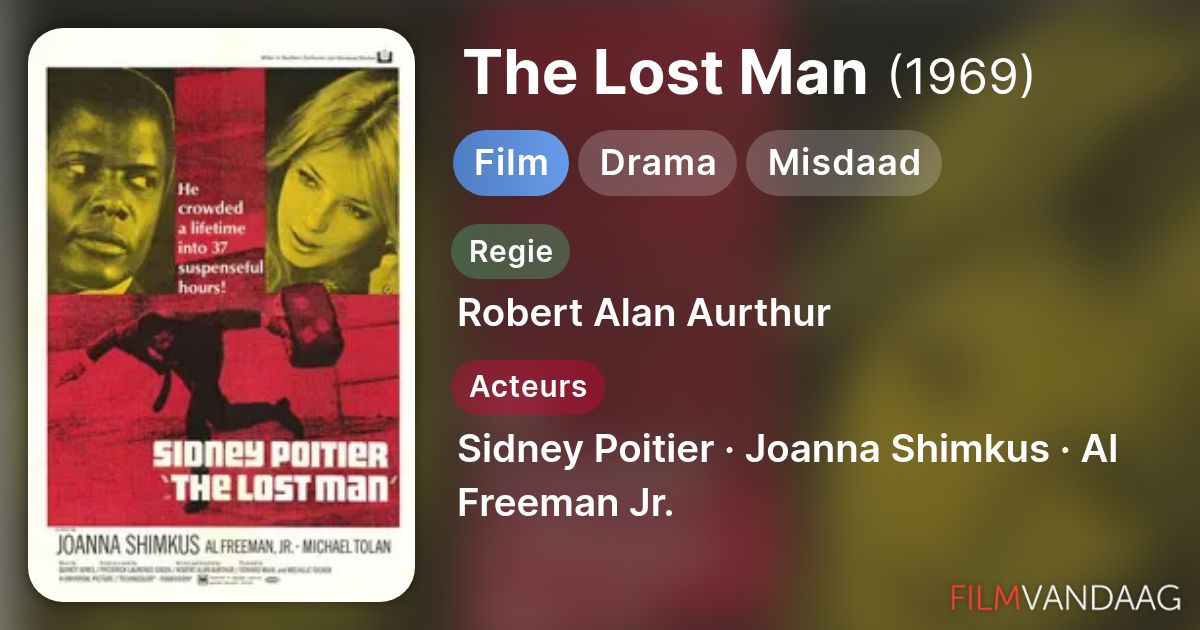 The Lost Man (film, 1969) kopen op dvd of blu-ray - FilmVandaag.nl