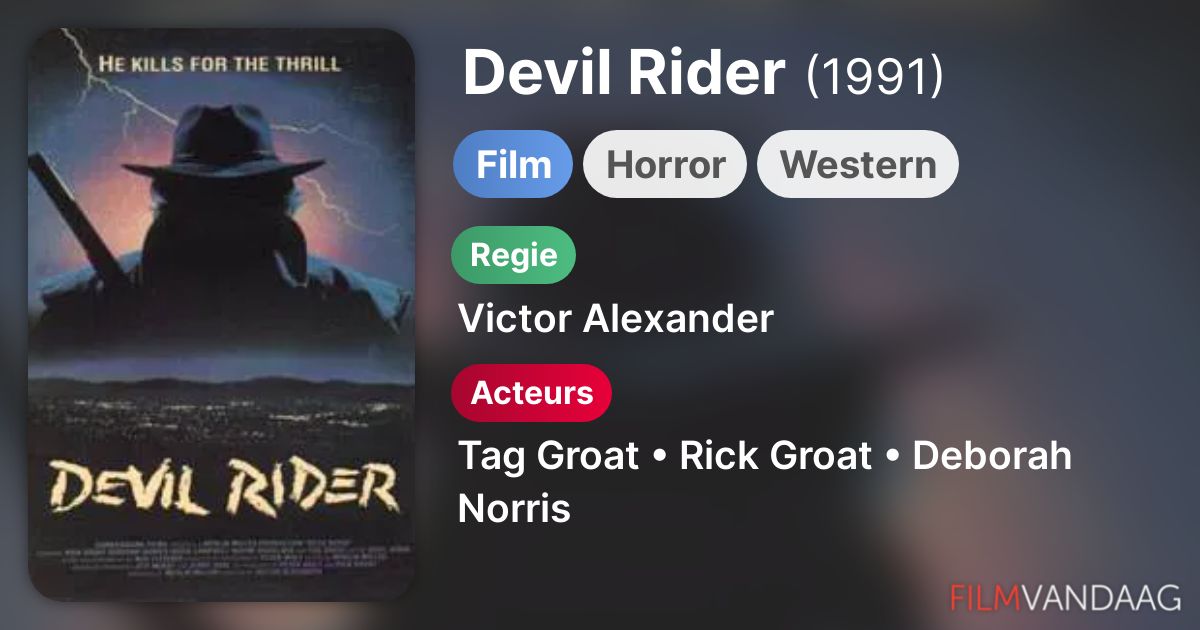 Devil Rider (film, 1989) - FilmVandaag.nl