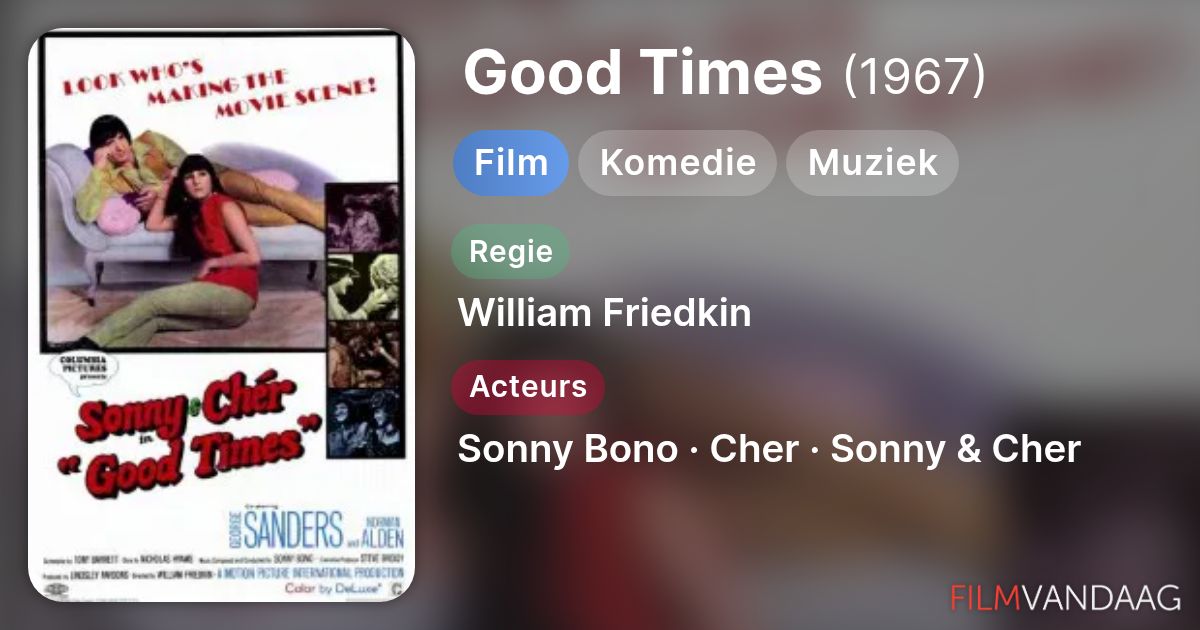 Good Times (film, 1967) - FilmVandaag.nl
