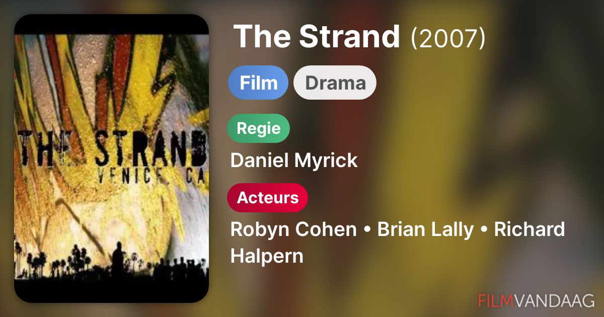 The Strand (film, 2006) - FilmVandaag.nl