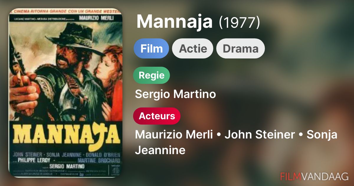 Mannaja (film, 1977) - FilmVandaag.nl