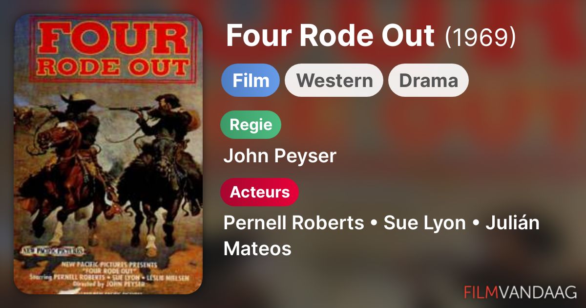 Four Rode Out (film, 1971) - FilmVandaag.nl