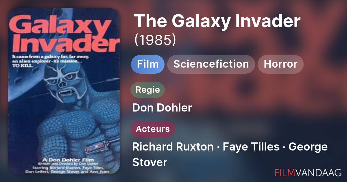 The Galaxy Invader (film, 1985) - FilmVandaag.nl