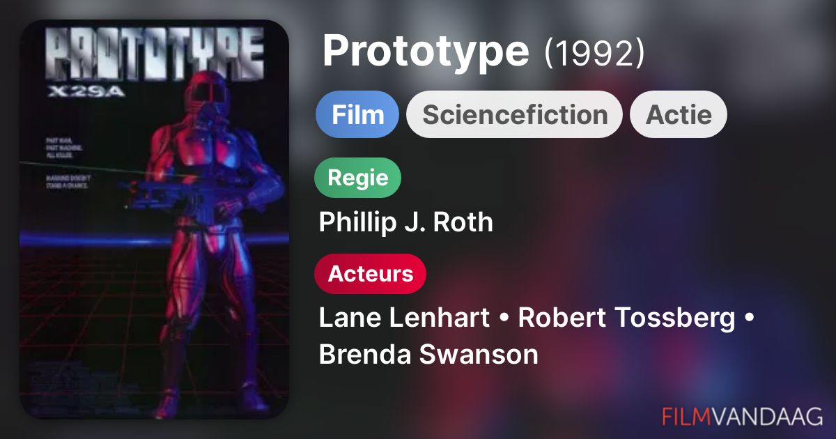 Prototype (film, 1992) - FilmVandaag.nl