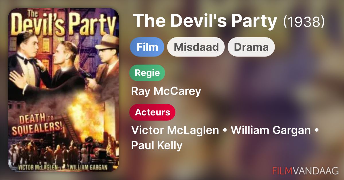The Devil's Party (film, 1938) - FilmVandaag.nl