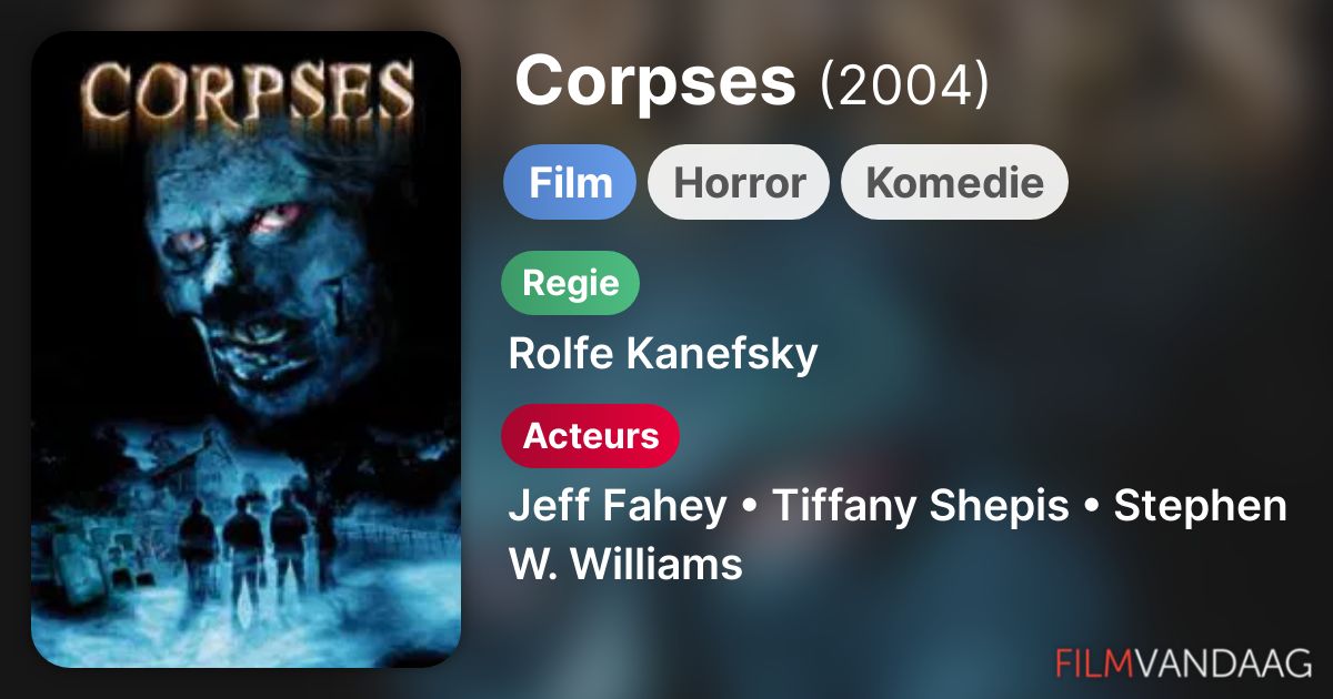 Corpses (film, 2004) - FilmVandaag.nl