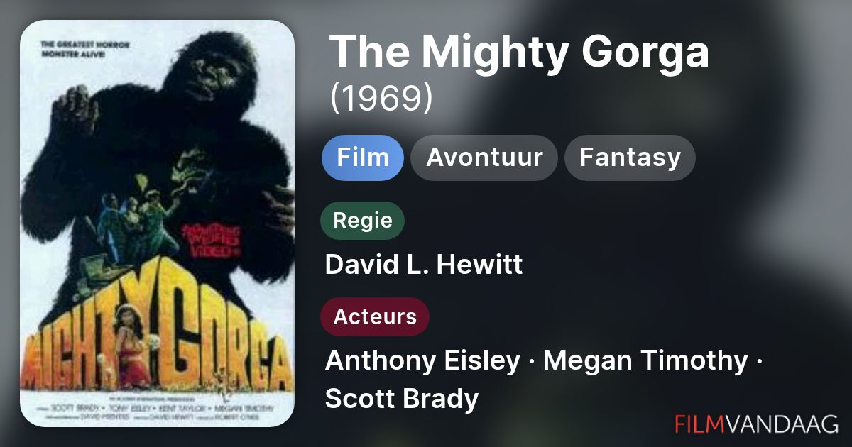 The Mighty Gorga (film, 1969) - FilmVandaag.nl