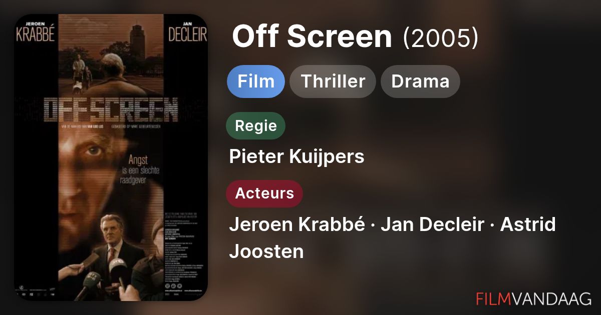 Off Screen (film, 2005) - FilmVandaag.nl