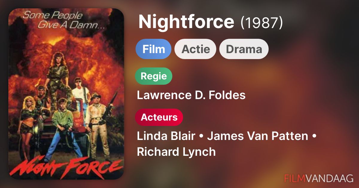 Nightforce (film, 1987) - FilmVandaag.nl