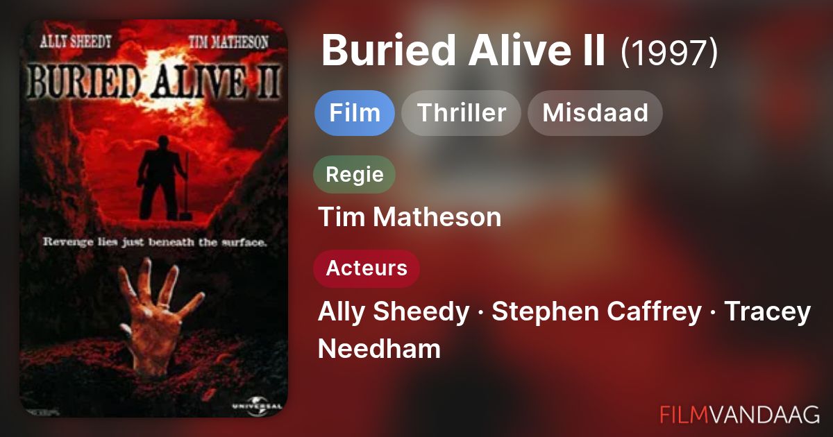 Buried Alive II (film, 1997) - FilmVandaag.nl