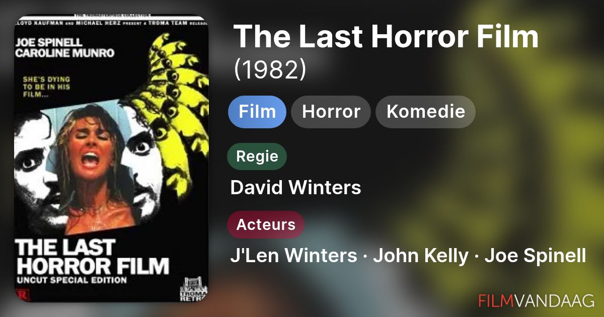 The Last Horror Film (film, 1982) - FilmVandaag.nl