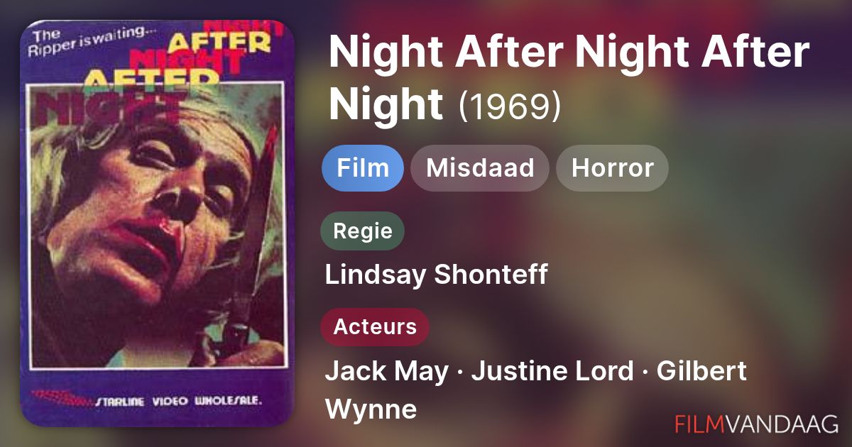 Night After Night After Night (film, 1969) - FilmVandaag.nl