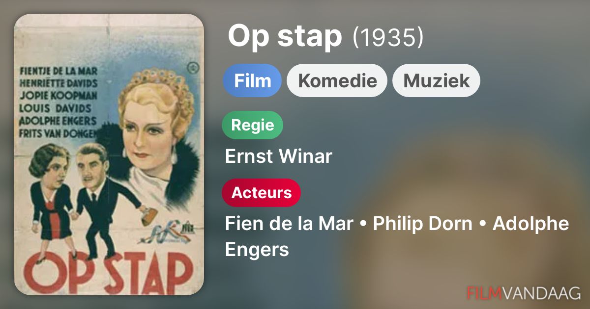 Op stap (film, 1935) kopen op dvd of blu-ray - FilmVandaag.nl