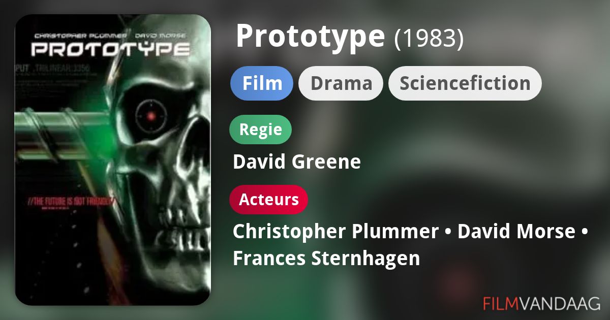 Prototype (film, 1983) - FilmVandaag.nl